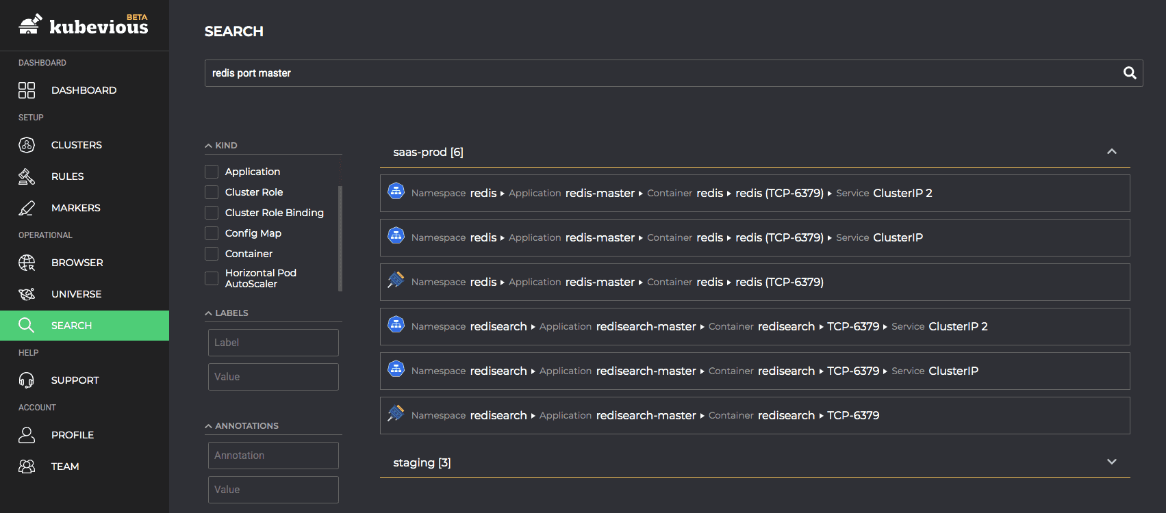 Kubernetes Multi Cluster Search And Rescue 